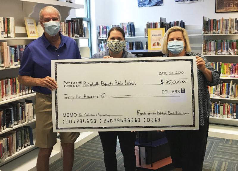 Friends of Rehoboth library present $25K check | Cape Gazette