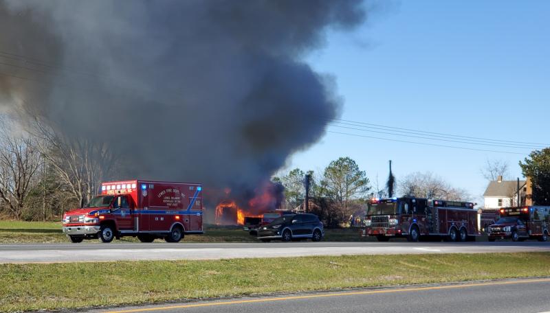 ALERT: Milton Fire Department conducts controlled burn on Route 1 ...