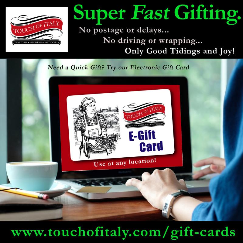 Need a Quick Gift - Touch Of Italy E Gift Cards! | Cape Gazette