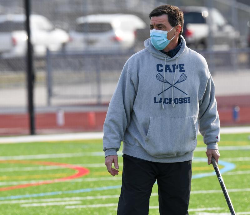 Cape boys’ lax resumes practice after COVID shutdown | Cape Gazette