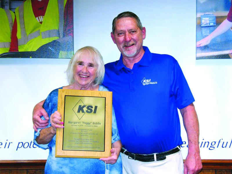 KSI celebrates Peggy Biddle’s 46 years of dedicated service | Cape Gazette