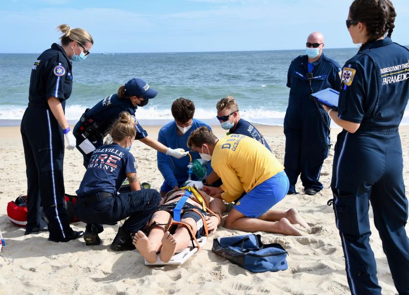 Sussex EMS, fire departments get hands-on training | Cape Gazette