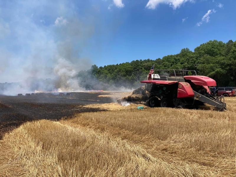 Milton firefighters respond to hay baler fire | Cape Gazette