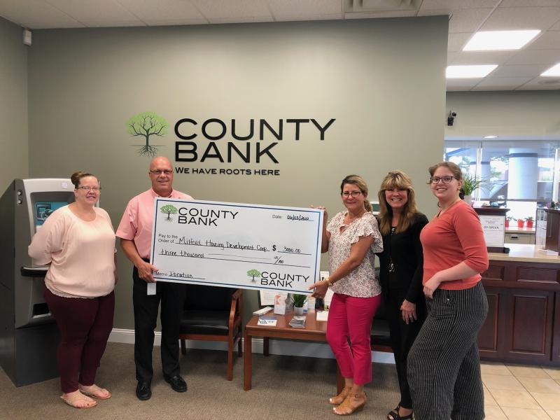 County Bank grants $3,000 to Milford Housing Development Corp. | Cape ...