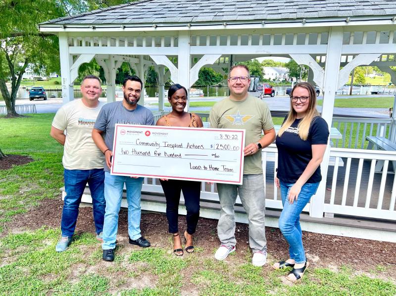 Movement Mortgage team gives $2,500 to Community Inspired Actions ...