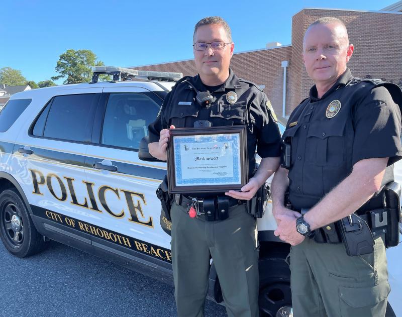 Rehoboth Beach police sergeant hones leadership skills in statewide ...