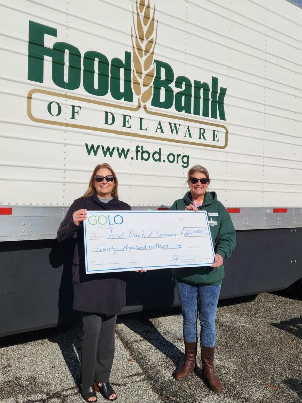 GOLO donates $20K to Food Bank of Delaware | Cape Gazette