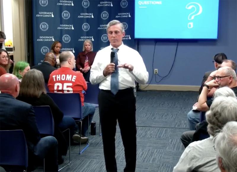 Carney tight-lipped on marijuana bills | Cape Gazette