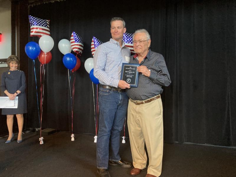 Nick Caggiano Sr. receives Mae Hall McCabe Award | Cape Gazette