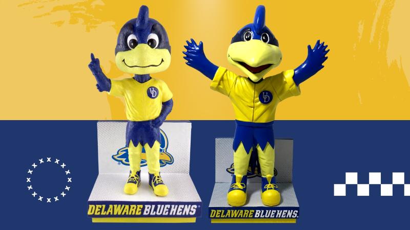 Baby Blue UD mascot bobblehead just released to join YoUDee figure ...