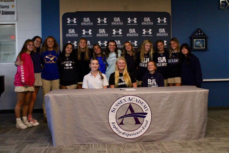 Sussex Academy students commit to NCAA careers | Cape Gazette