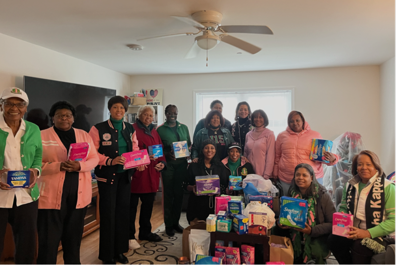 Alpha Kappa Alpha Sorority Inc. participates in MLK Day of Service ...