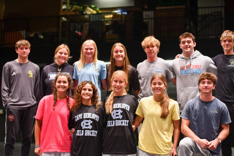 Coach Dan Rigby interacts with Cape athletes at Morgan’s Message ...