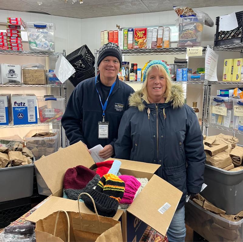 Knitters makes hats for donation to the Shepherd’s Office | Cape Gazette